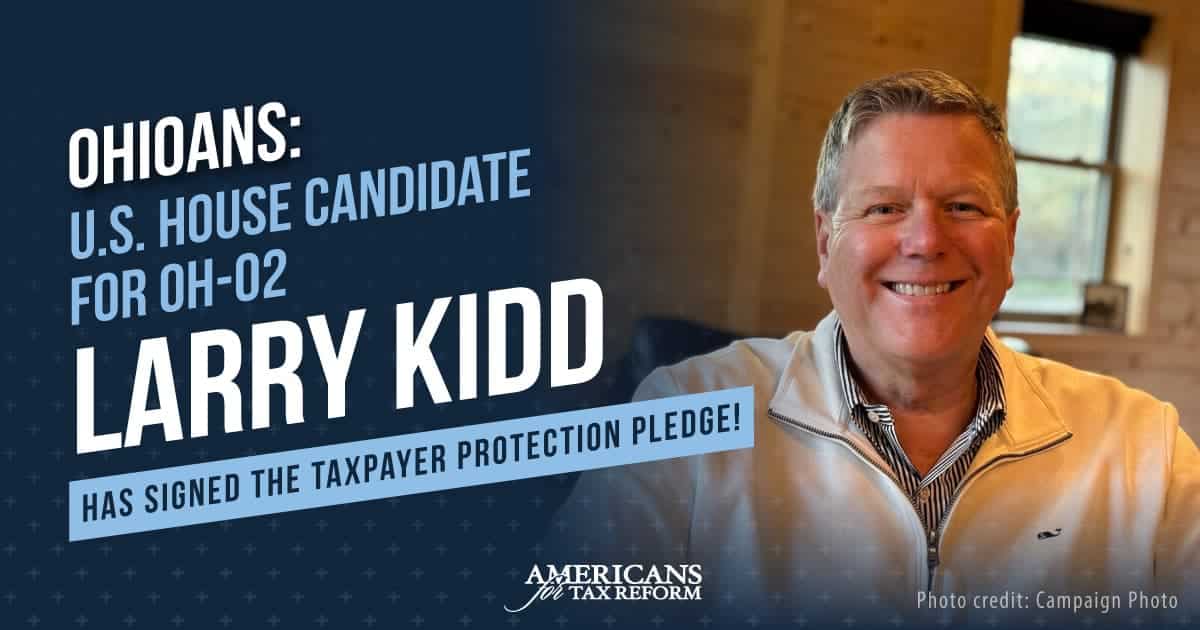 Larry Kidd Makes “No New Taxes” Promise to Voters in OH-02 Race ...